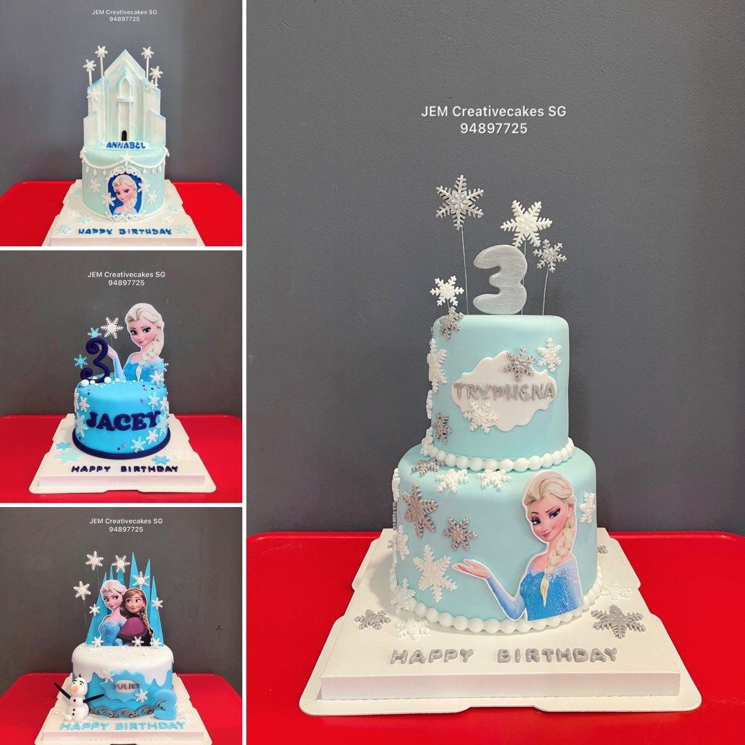Frozen Cake Food And Drinks Homemade Bakes On Carousell