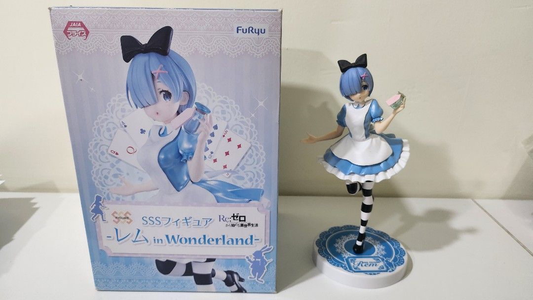 FuRyu Re:Zero Rem In Wonderland Figure, Hobbies & Toys, Toys & Games on ...
