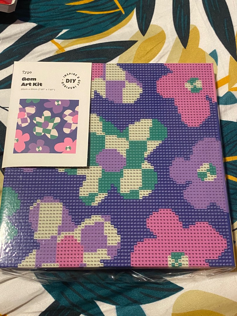 Gem Art Kit Typo, Hobbies & Toys, Stationery & Craft, Art & Prints on ...