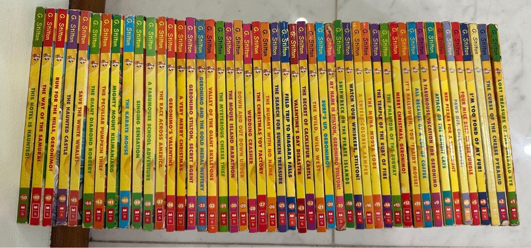 Geronimo Stilton bundle 1, Hobbies & Toys, Books & Magazines, Children ...
