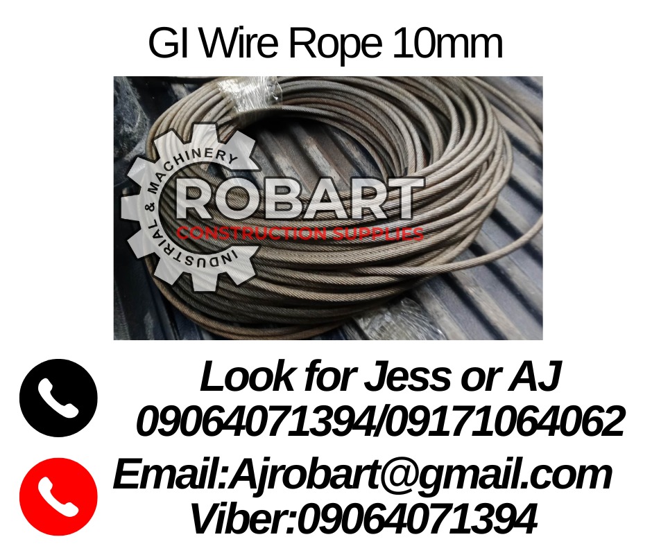 GI WIRE ROPE 10MM on Carousell