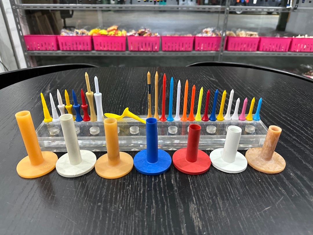 Golf Tees Wood Plastic Rubber Range Step Magnetic, Sports Equipment ...