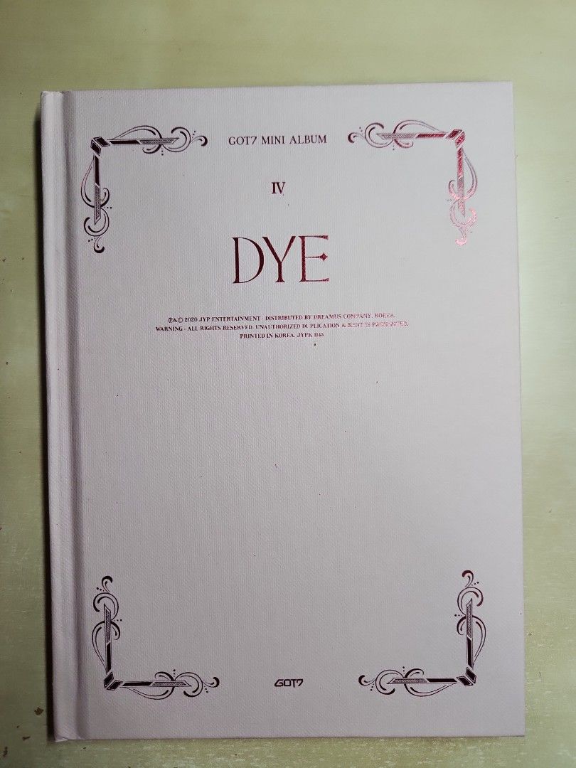 GOT7 DYE ALBUM + POSTER, Hobbies & Toys, Memorabilia & Collectibles, K-Wave on Carousell