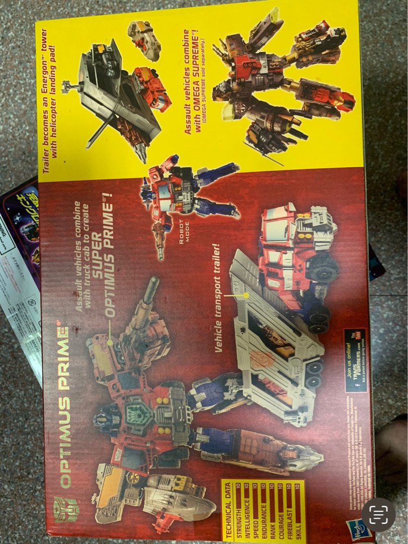 Hasbro Transformers super optimus prime Assault vechiles combine with ...