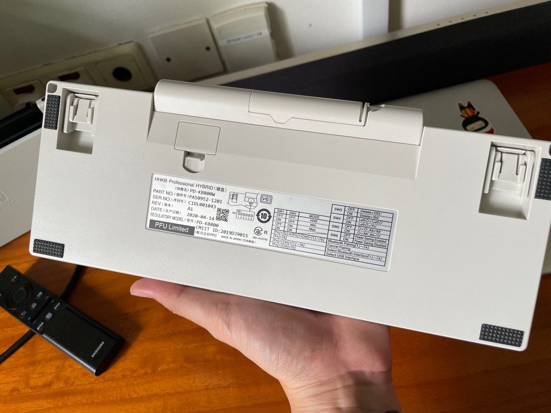 HHKB pro hybrid happy hacking keyboard (blanks) wireless not mechanical ...