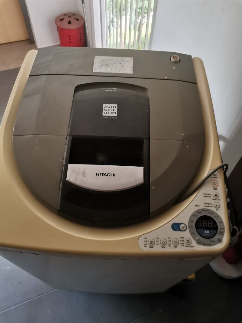 HITACHI 13kg Washing Machine SF-130ss, TV & Home Appliances, Washing ...