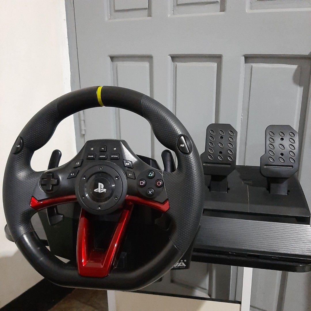 Hori RWA Steering Racing Wheel PS4 Wireless, Video Gaming, Gaming ...