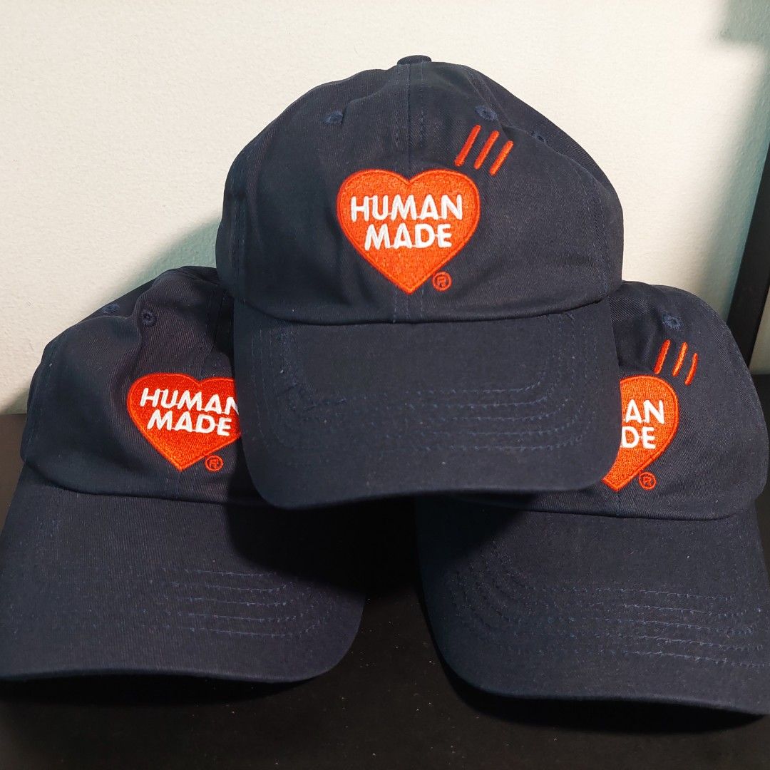 Human Made Heart Logo Embroidery Baseball Cap / Hat on Carousell