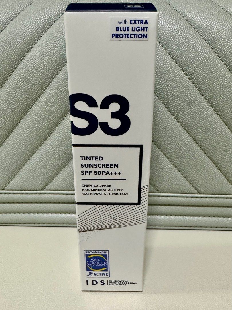 IDS S3 Tinted Sunscreen SPF50++ 50ML, Beauty & Personal Care, Face, Face Care on Carousell