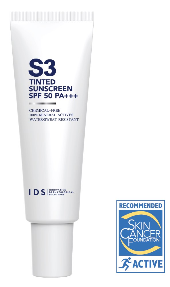 IDS S3 Tinted Sunscreen SPF50++ 50ML, Beauty & Personal Care, Face, Face Care on Carousell