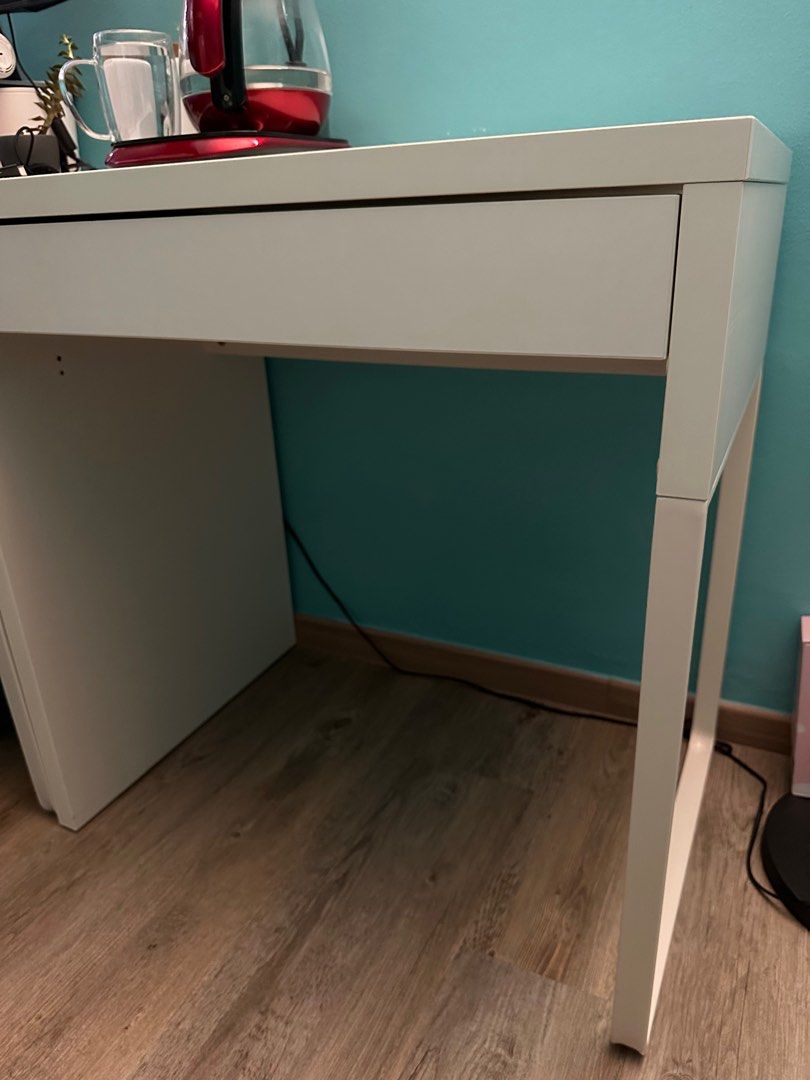 IKEA Micke Computer Desk (White), Furniture & Home Living, Furniture ...