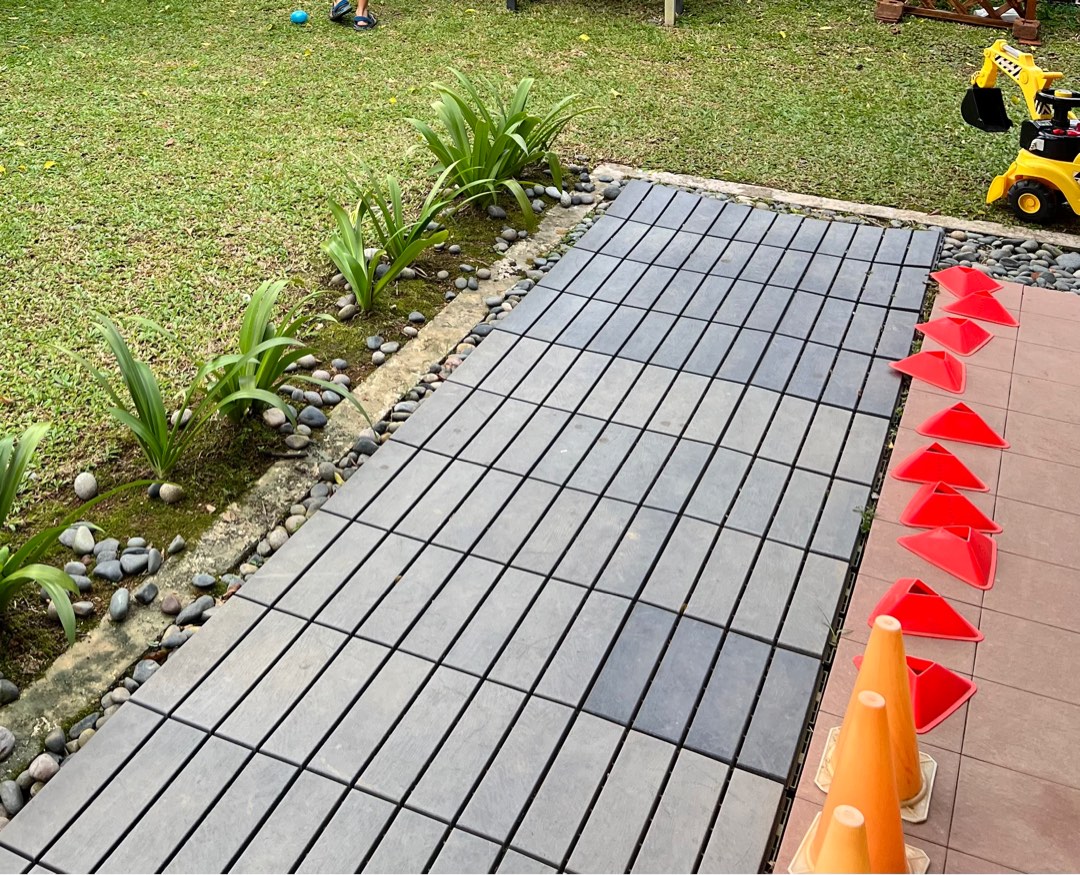 Ikea Runnen tiles, Furniture & Home Living, Outdoor Furniture on Carousell