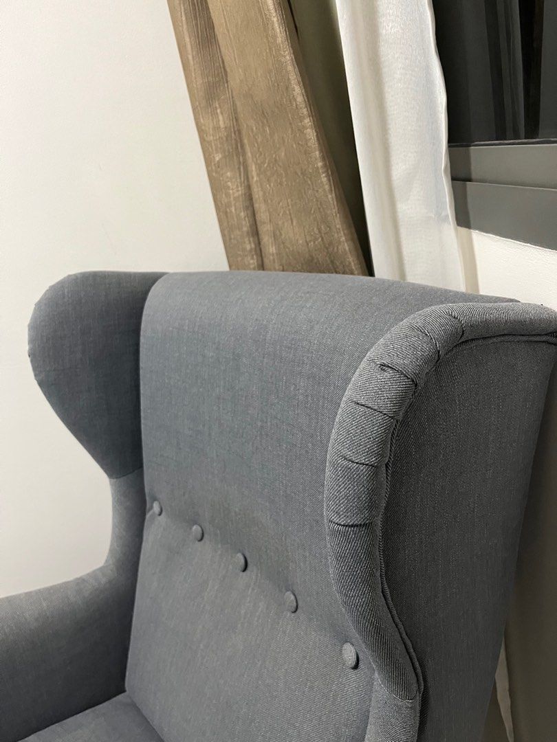 Ikea Strandmon Sofa, Furniture & Home Living, Furniture, Chairs on ...