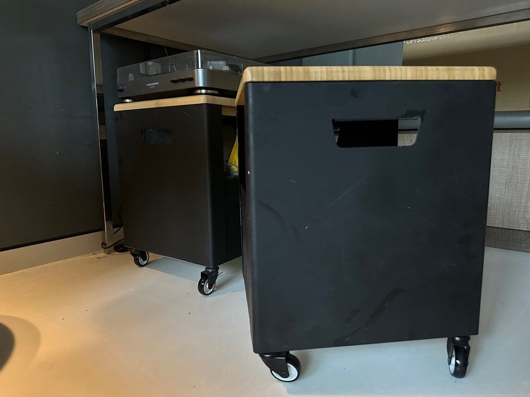 Ikea Trotten storage unit on casters that double as chairs, Furniture ...