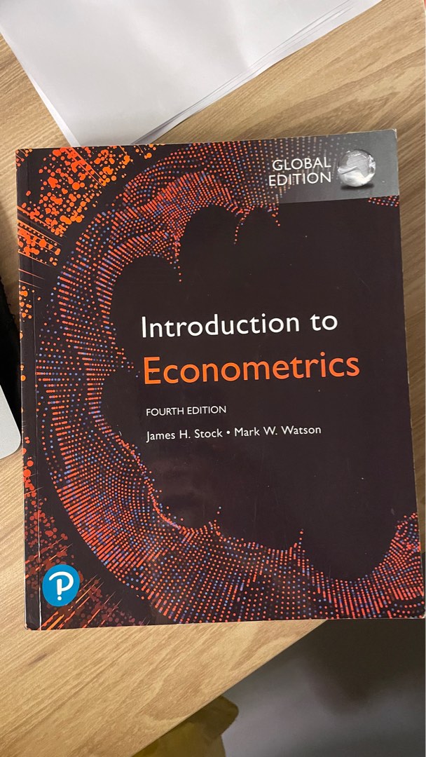 Introduction To Econometrics Stock And Watson 4th Edition Hobbies