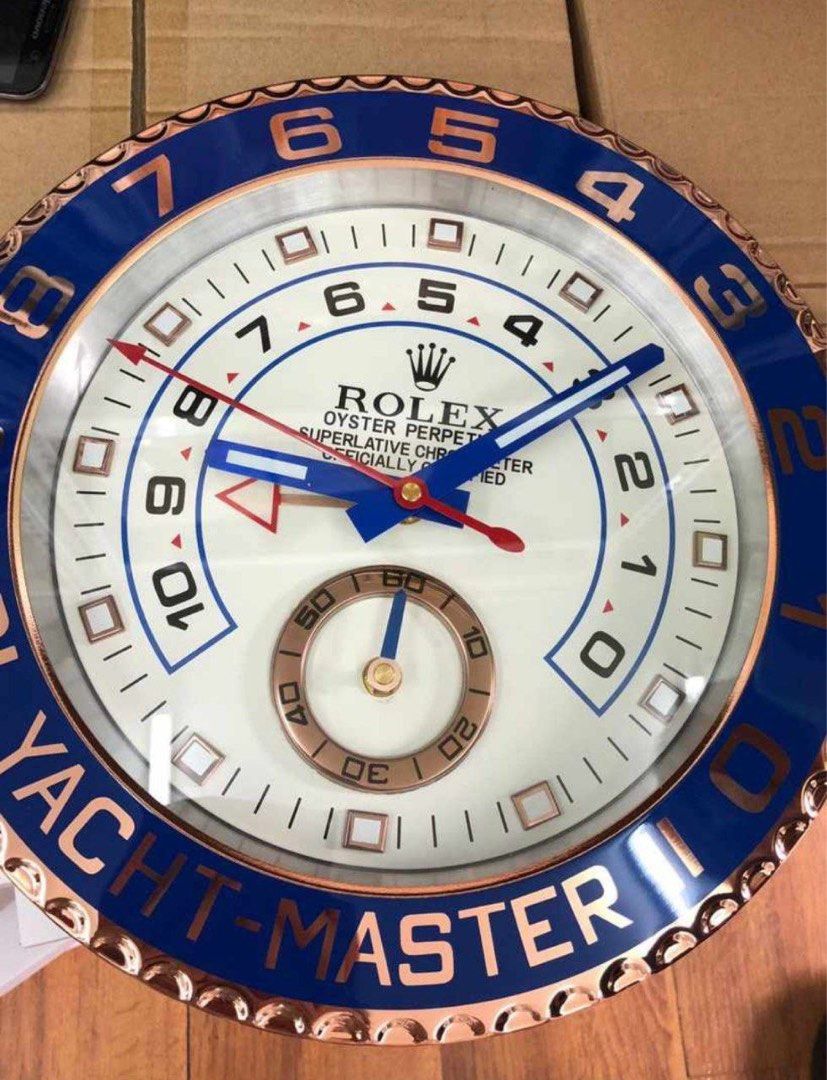 JAM DINDING ROLEX, Furniture & Home Living, Home Decor, Clocks on Carousell