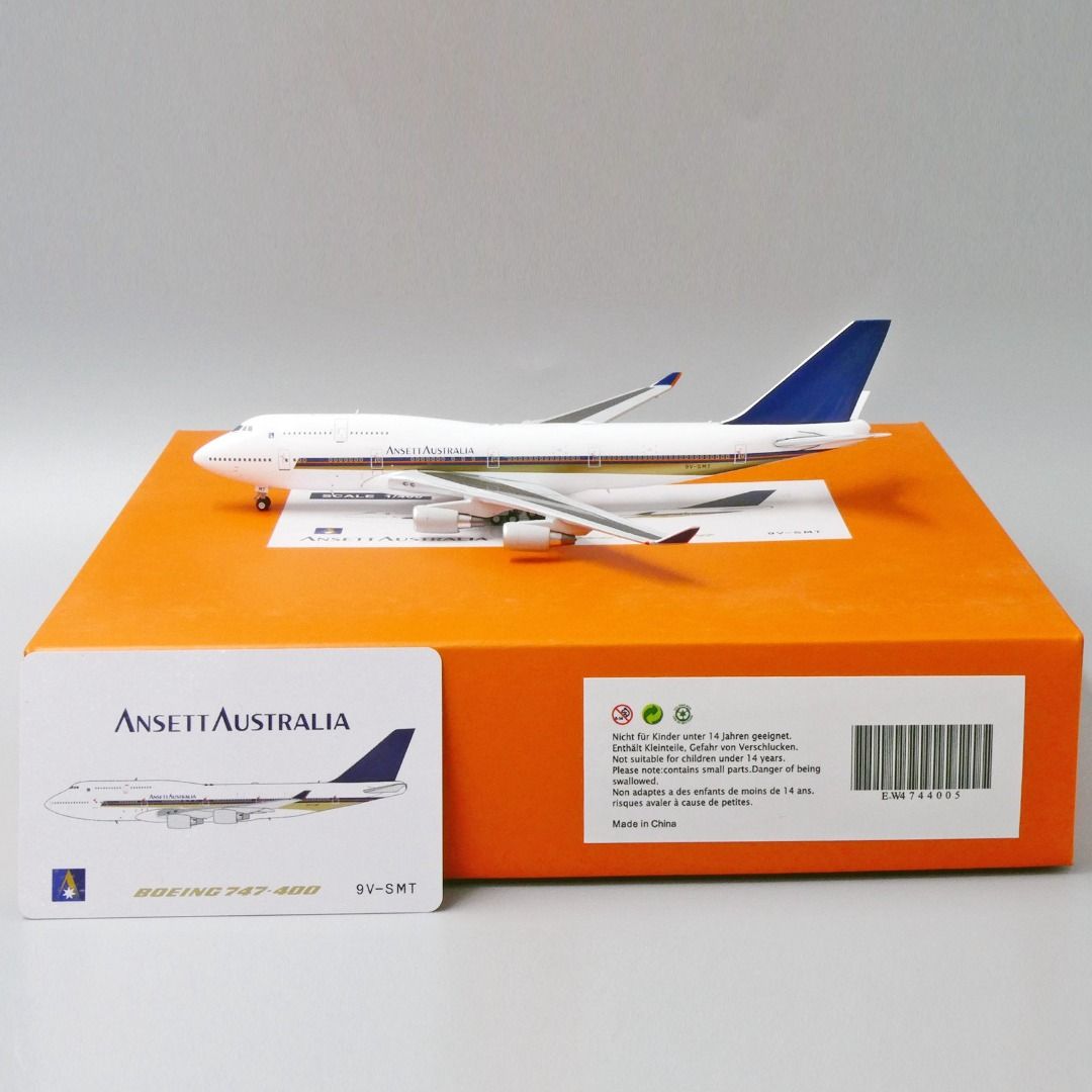 JC WINGS ANSETT AUSTRALIA SINGAPORE AIRLINES BOEING 747-400 9V-SMT 1: ...