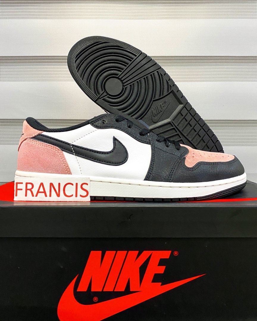 Jordan 1 Low OG Bleached Coral 10.5US STEAL!, Men's Fashion, Footwear ...