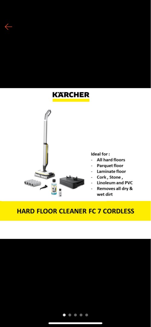Karcher FC 7 floor cleaner, TV & Home Appliances, Vacuum Cleaner ...