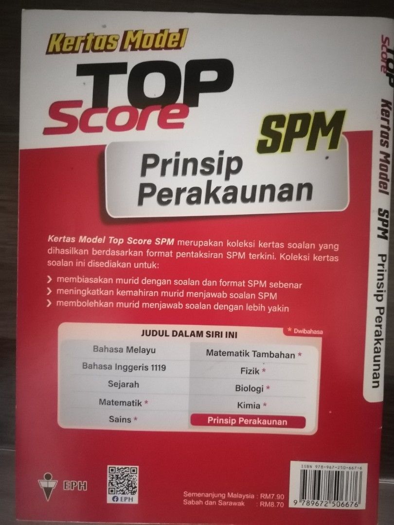Kertas Model SPM Prinsip Perakaunan Format SPM Terkini, Hobbies & Toys ...