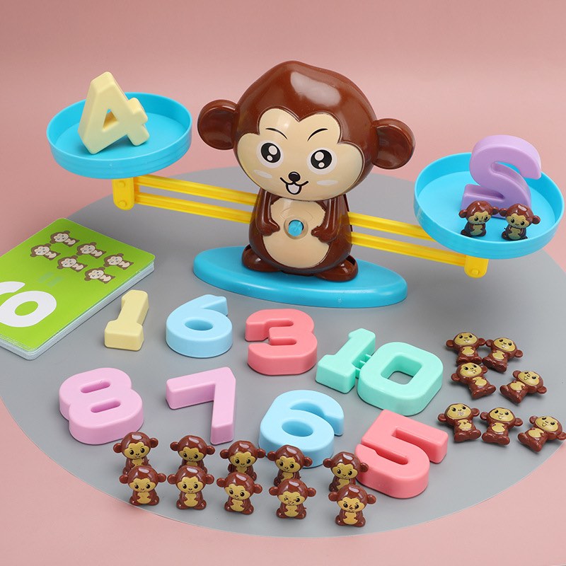 Kids Children Family Bonding Math Educational Counting Game Monkey ...