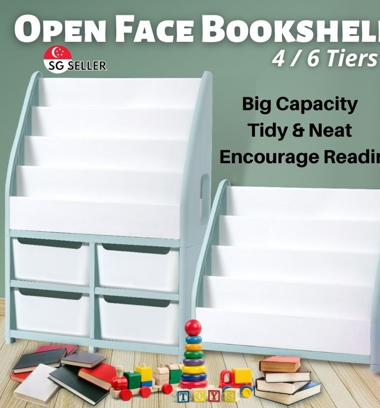 Kids Open Face Bookshelf, Babies & Kids, Baby Nursery & Kids Furniture ...