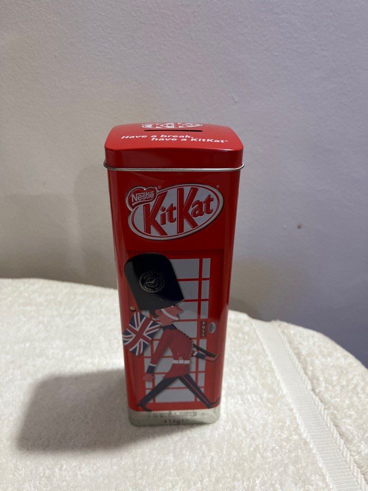 Kit Kat Coin Bank, Hobbies & Toys, Memorabilia & Collectibles, Vintage ...