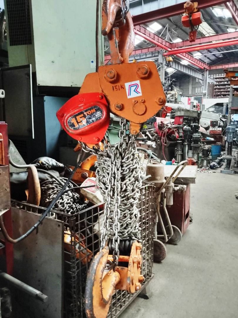 Kito 15 Tons Chain Block Double Long Chain from Japan, Commercial ...