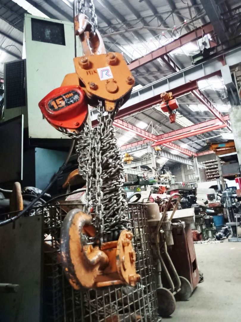 Kito 15 Tons Chain Block Double Long Chain from Japan, Commercial ...