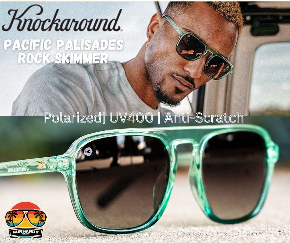 Knockaround Pacific Palisades Polarized ROCK SKIMMER, Men's Fashion ...