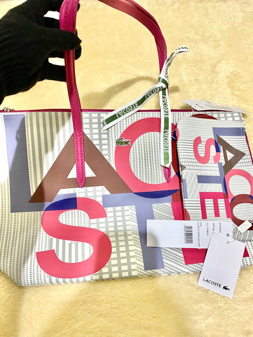 Lacoste tote bag tas lacoste lacoste shoulder bag handbag sling bag ...