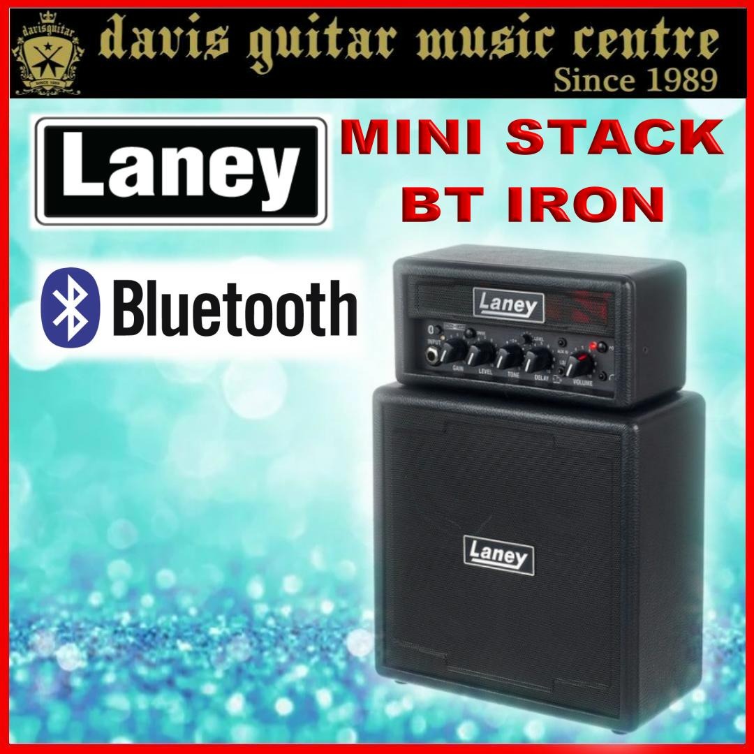 Laney Mini Stack Amp Bluetooth Iron for Electric Guitar, Hobbies & Toys, Music & Media, Music ...
