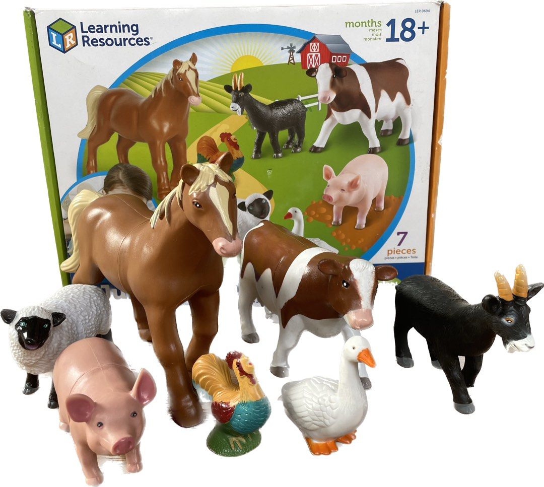 Learning Resources Jumbo Farm Animals on Carousell Learning Resources Jumbo Farm Animals on Carousell