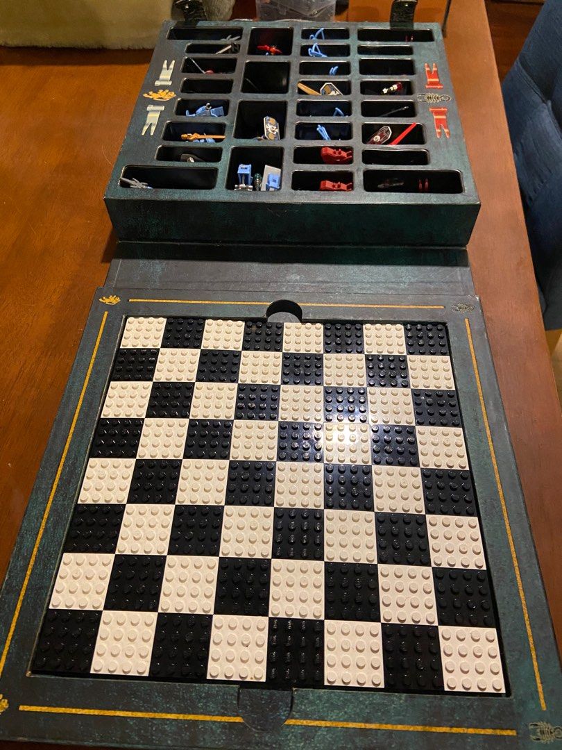 Lego Knights Kingdom Chess Set, Hobbies & Toys, Toys & Games on Carousell