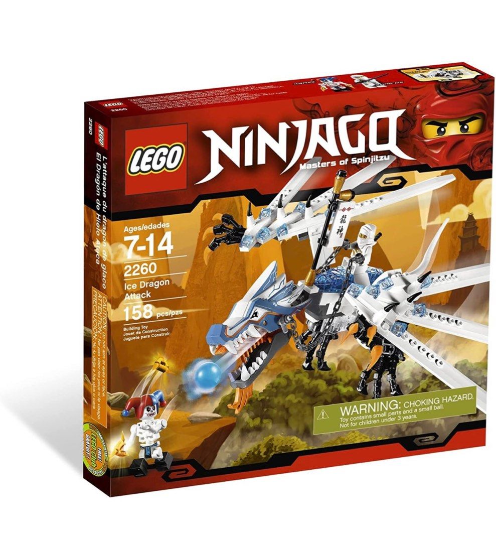 Lego Ninjago 2260 Ice Dragon Set, Hobbies & Toys, Toys & Games on Carousell