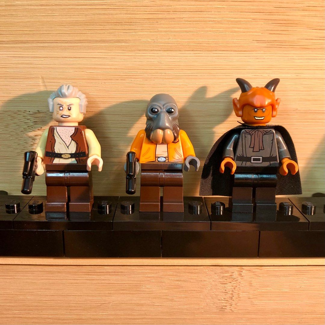 LEGO Star Wars 75290 Ponda Baba SW1124 + Dr. Cornelius Evazan SW1125 ...