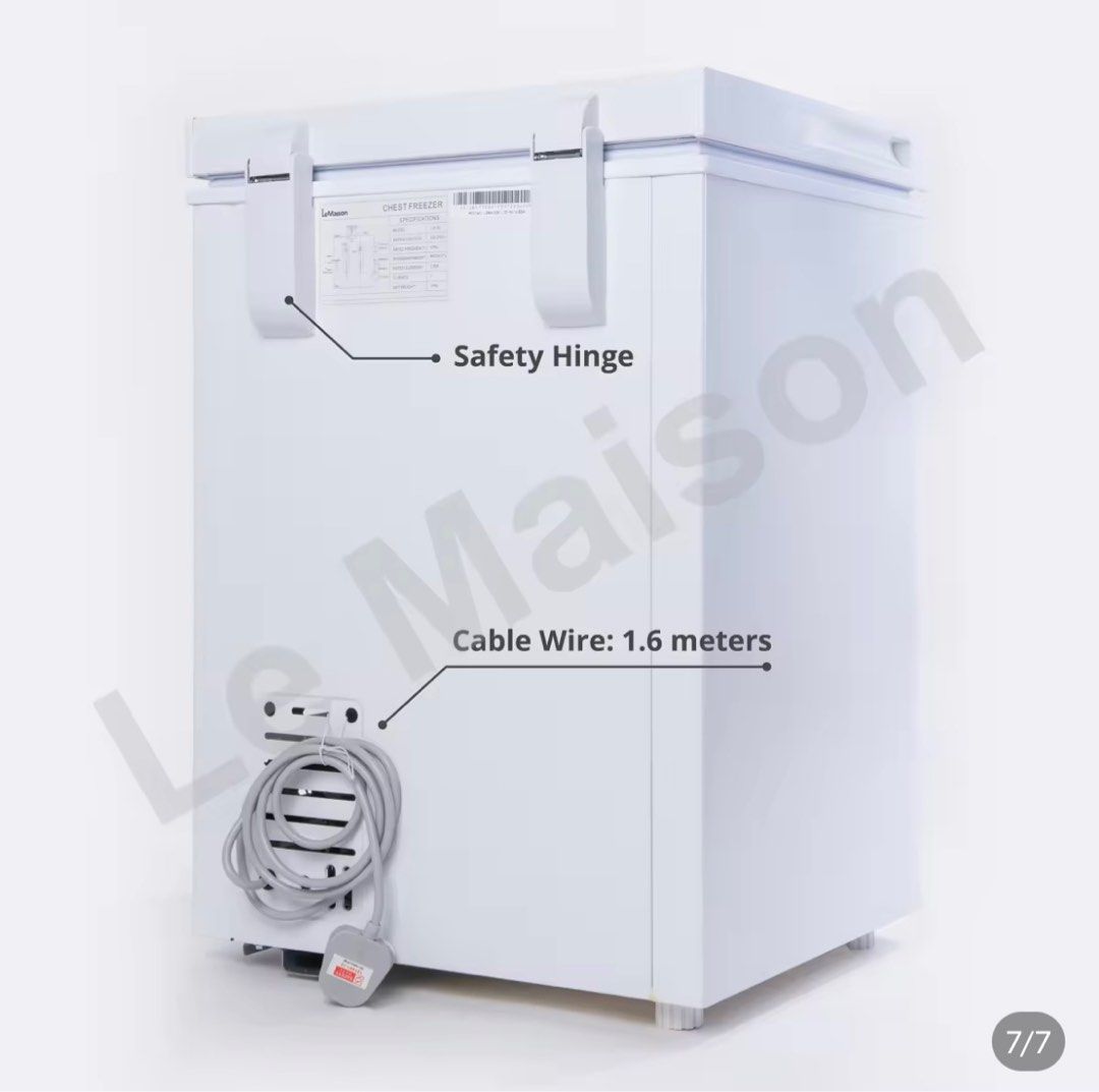 LeMaison 50L Chest Freezer - LCF 50, TV & Home Appliances, Kitchen ...