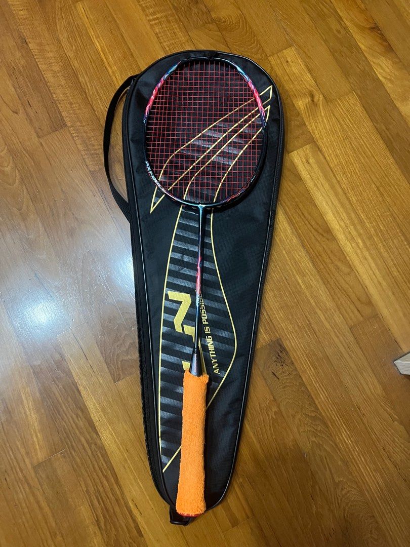 Li ning axforce 90 max tiger 4ug5 lining badminton racket, Sports ...