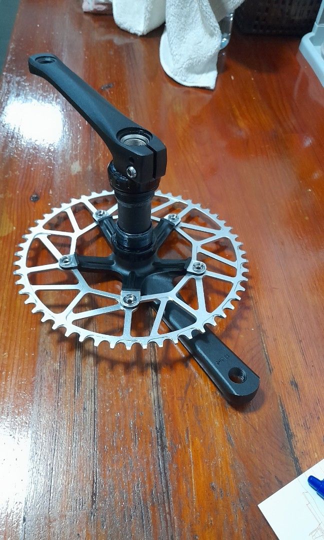 Litepro Crank and chain ring, Sports Equipment, Bicycles & Parts, Parts ...