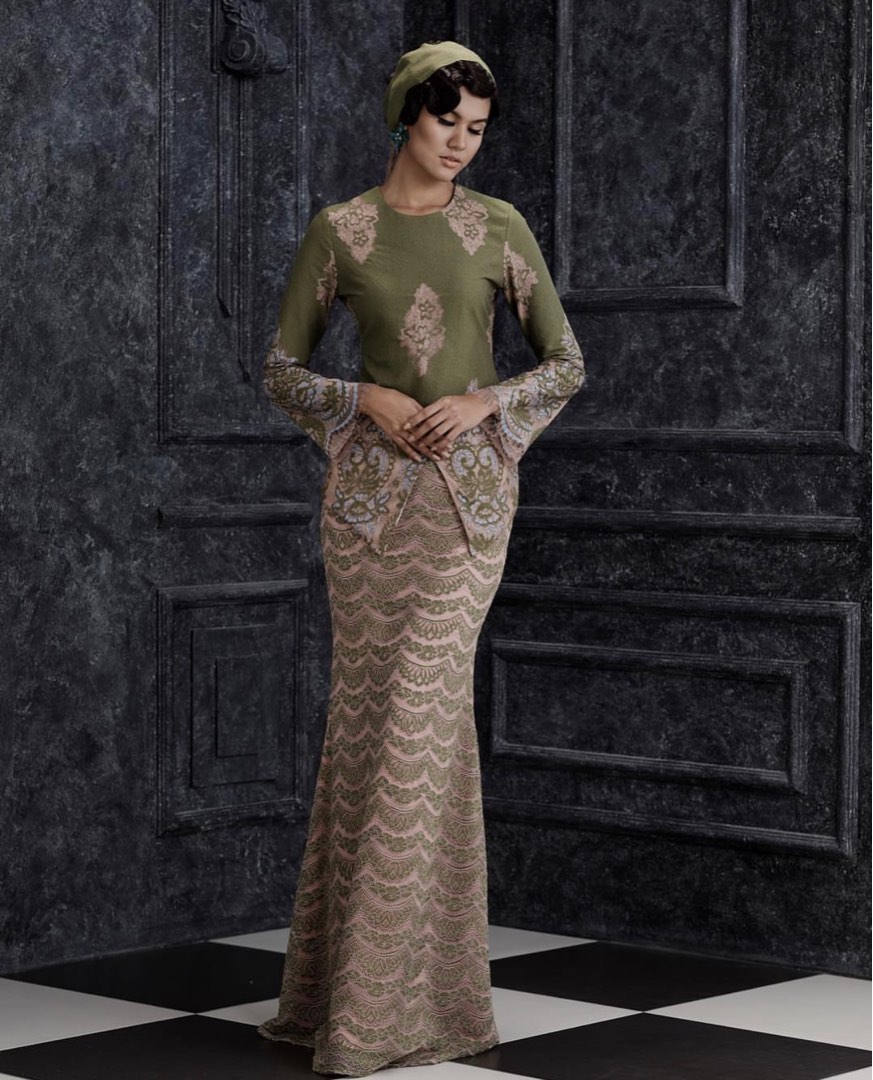 Locka Rokiah Kebaya, Women's Fashion, Muslimah Fashion, Baju Kurung ...