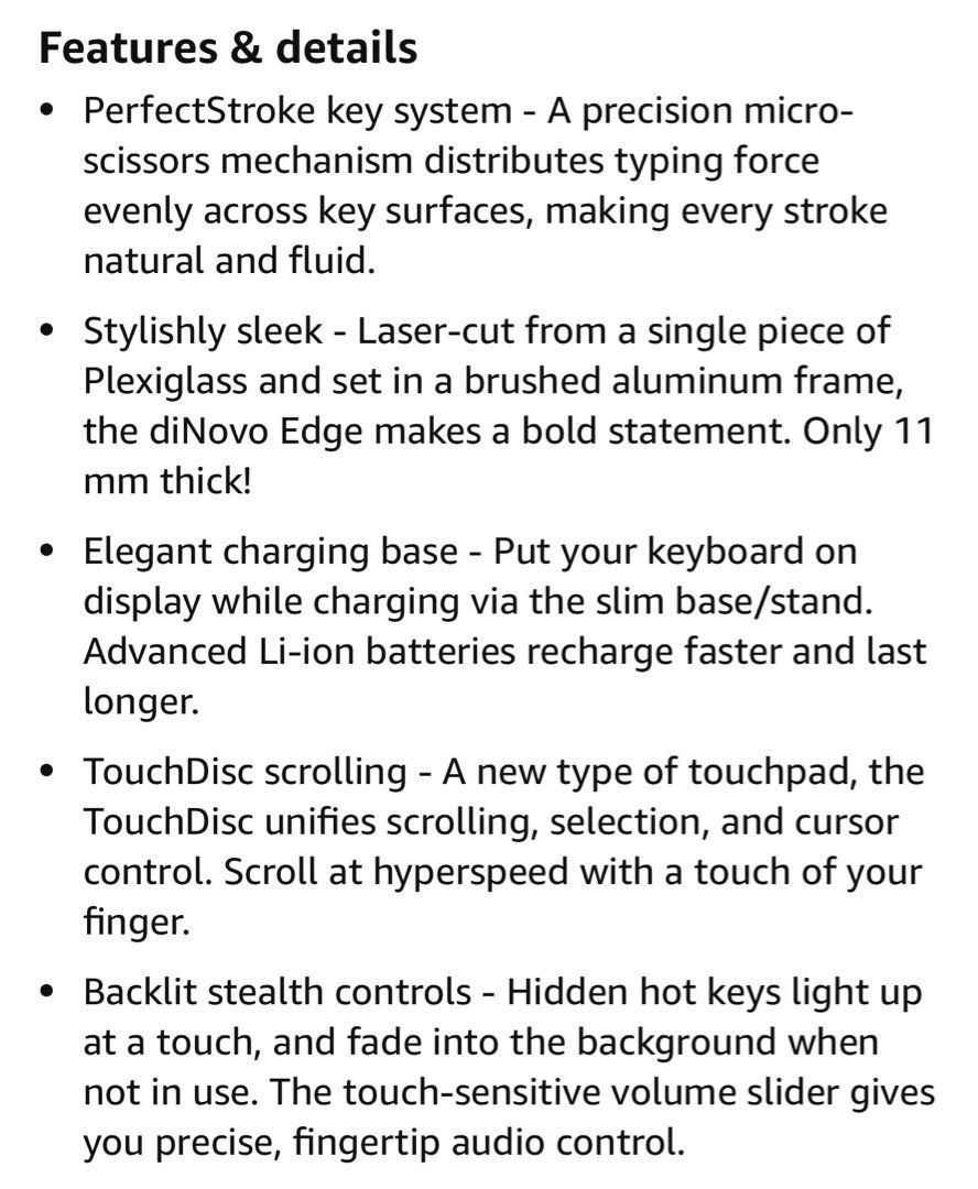 Logitech diNovo Edge - Batman Keyboard, Computers & Tech, Parts ...