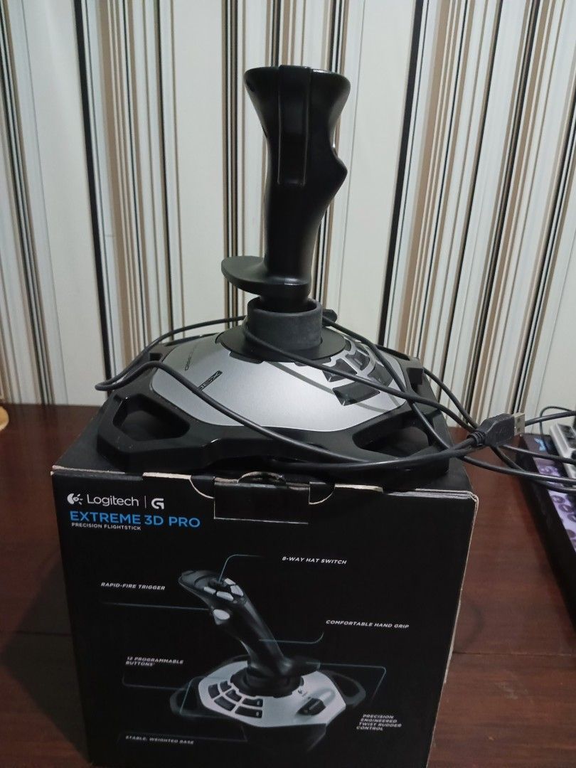 Logitech Flightstick keyboard and Gamepad, Computers & Tech, Parts ...