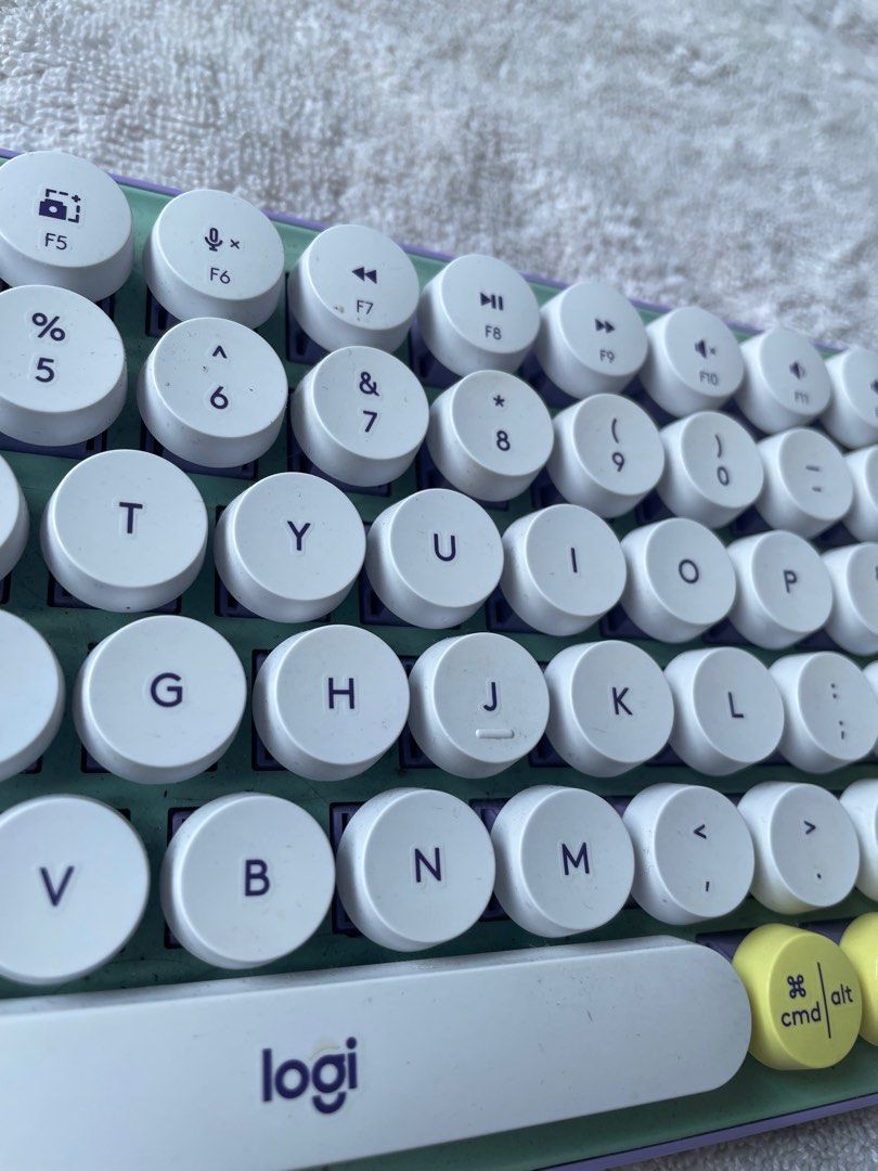 Logitech Pop Keys Keyboard Daydream Computers And Tech Parts And Accessories Computer Keyboard On