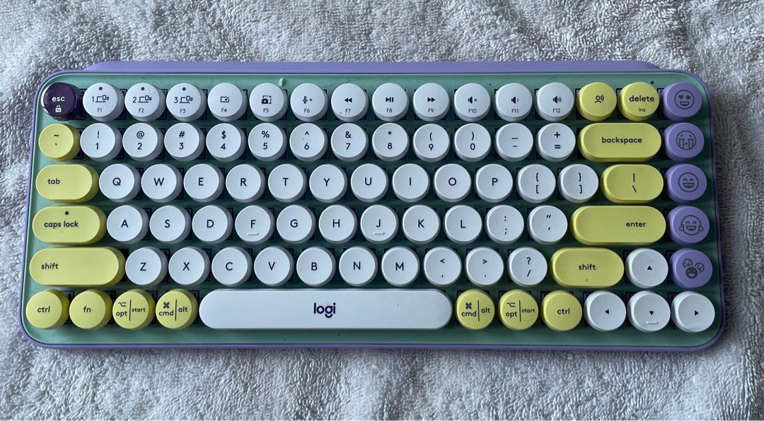 Logitech Pop Keys Keyboard Daydream Computers And Tech Parts And Accessories Computer Keyboard On