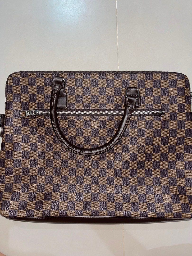 LOUIS VUITTON | Leather Laptop Bag, Luxury, Bags & Wallets on Carousell