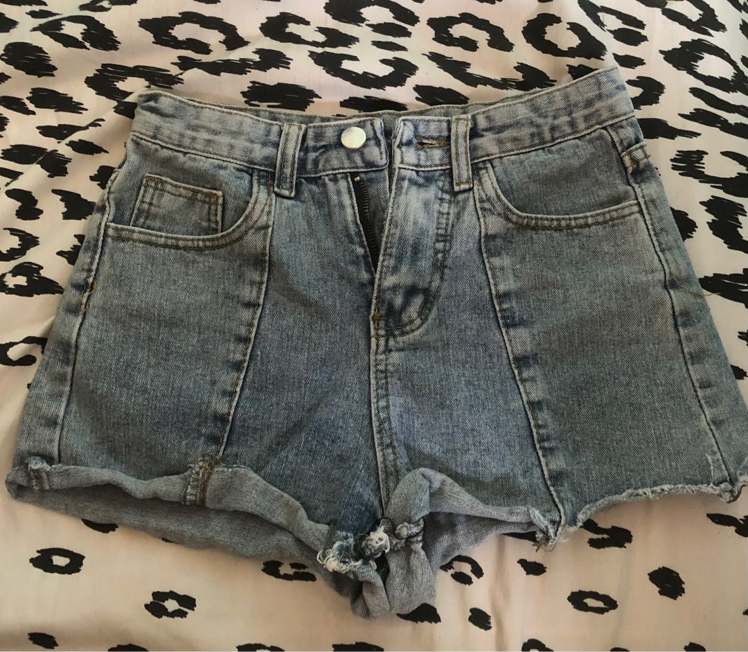 Maong Shorts Womens Fashion Bottoms Shorts On Carousell