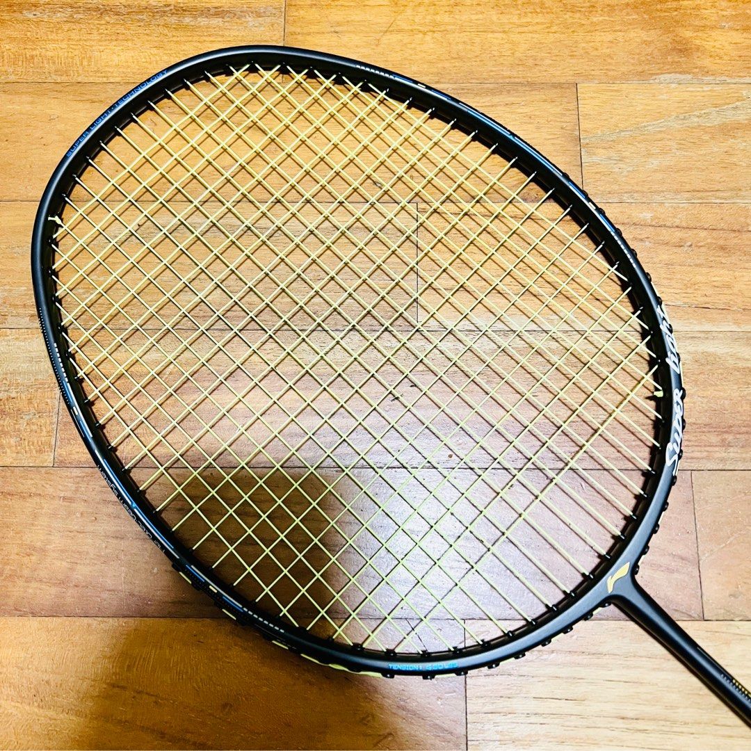 [Bundle] Brand New Li Ning Windstorm 79H Badminton Racket with ...