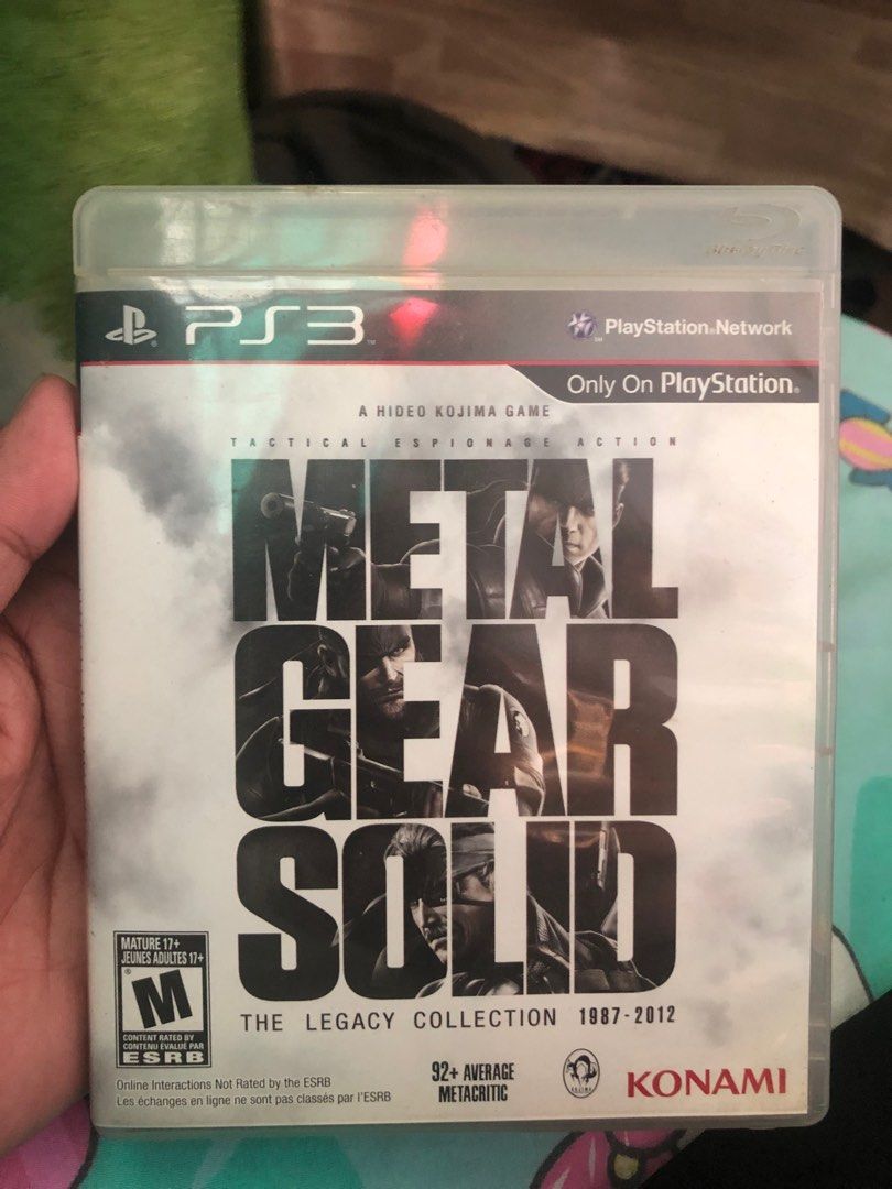 Metal gear solid Legacy collection ps3, Video Gaming, Video Game ...