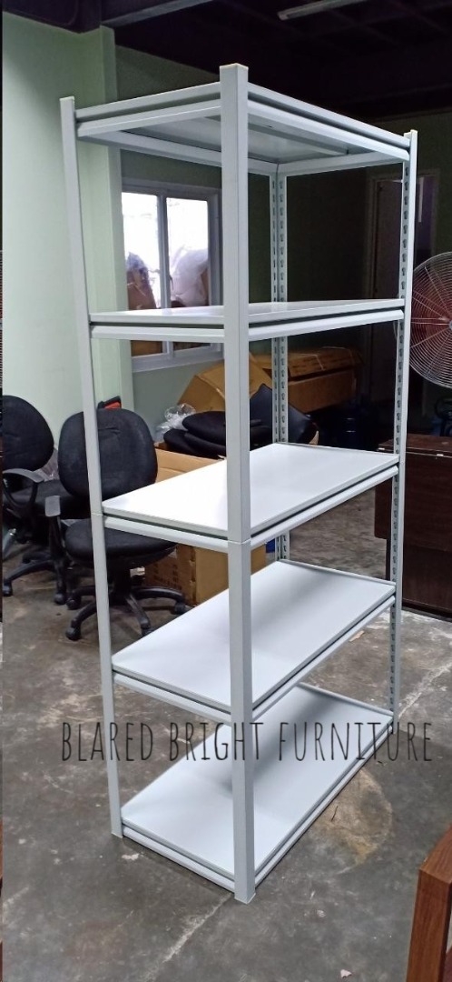 Metal Rack - Heavy Duty | Light Gray | Office Furniture Partition ...