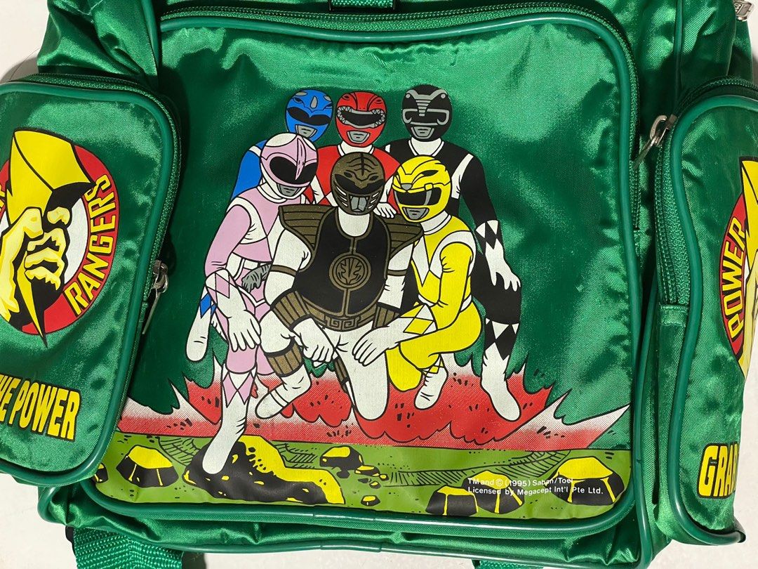 Mighty Morphins Power Rangers Toddler Backpack Bag 90s, Babies & Kids ...